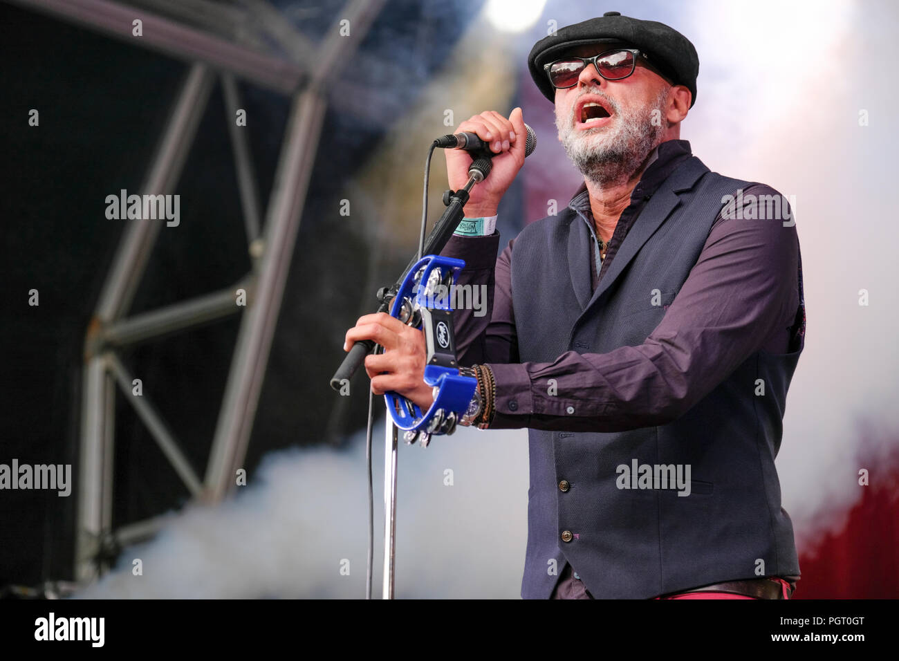 Garry Christian of The Christians performing at the Weyfest Music ...