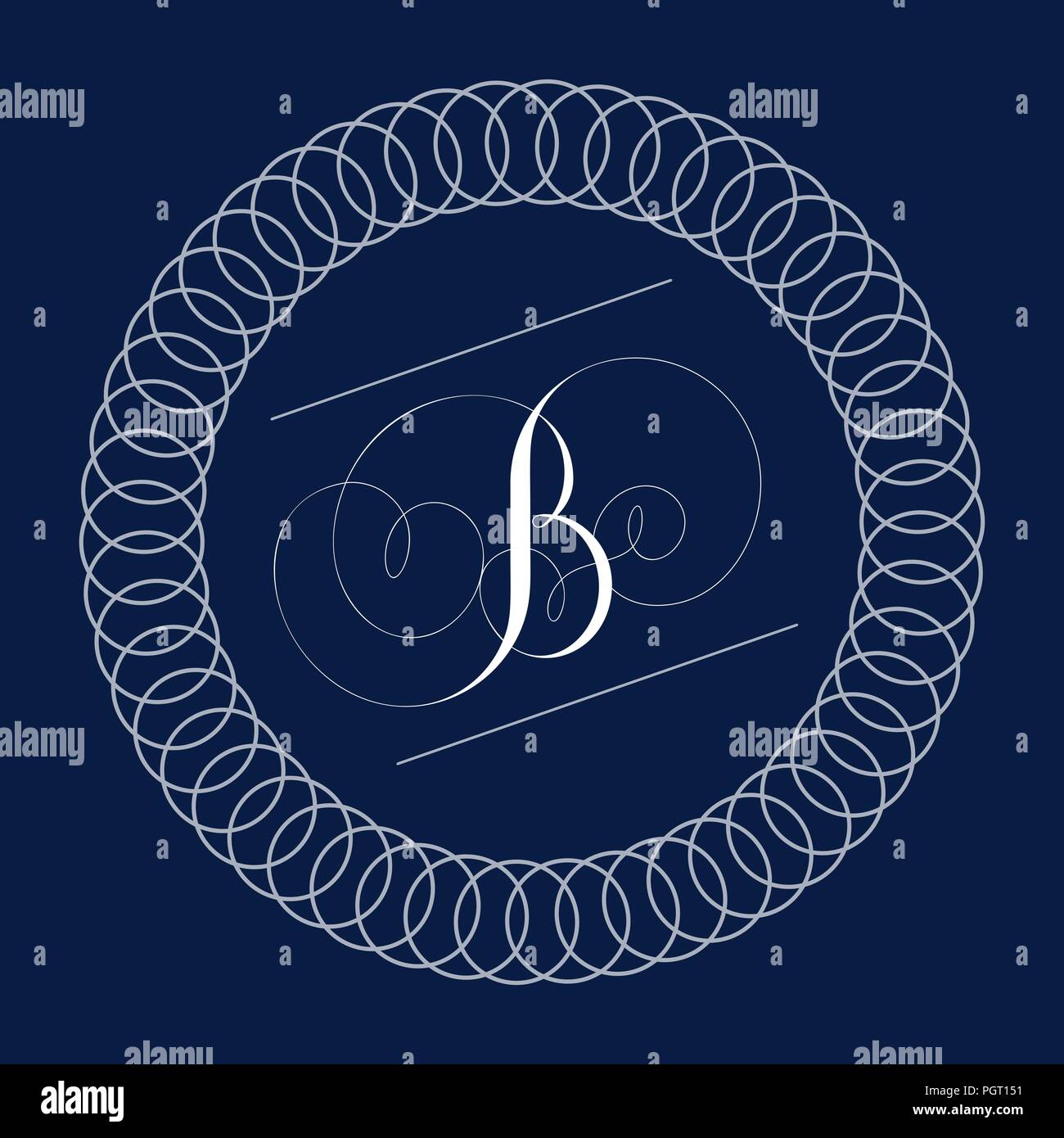 Letter b calligraphy hi-res stock photography and images - Alamy