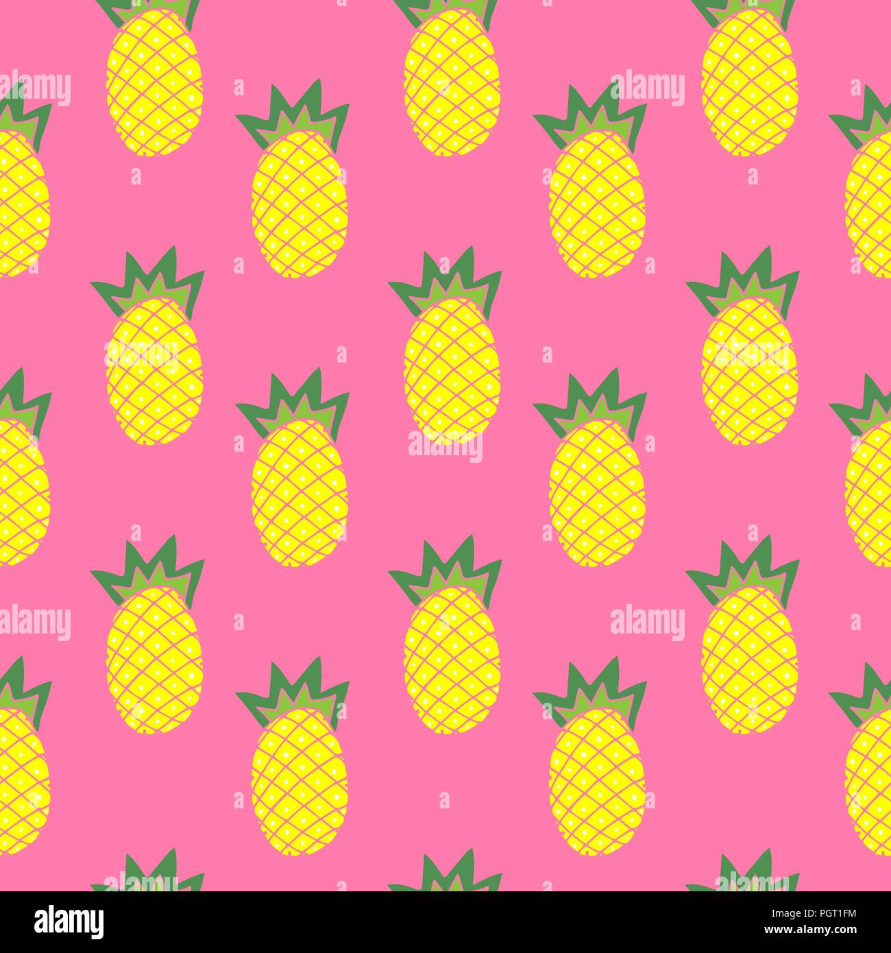 Pink pineapple drawing hi-res stock photography and images - Alamy