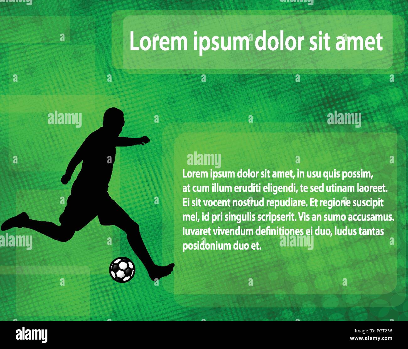 Copy space football player Stock Vector Images - Alamy