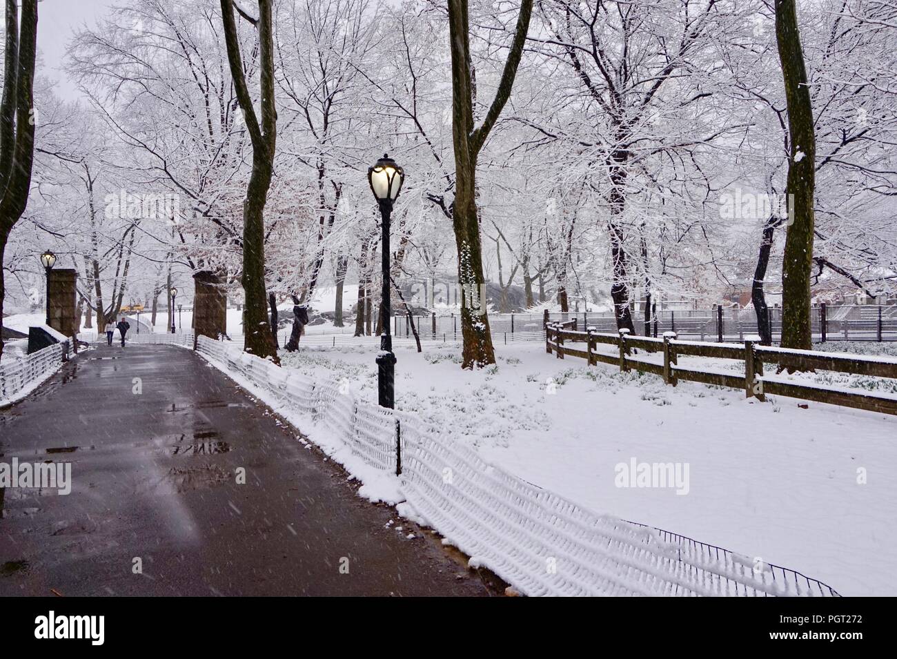 Central park christmas time hi-res stock photography and images - Alamy