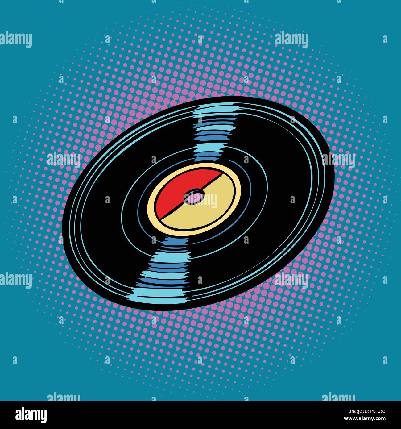 Cartoon record Stock Vector Images - Alamy