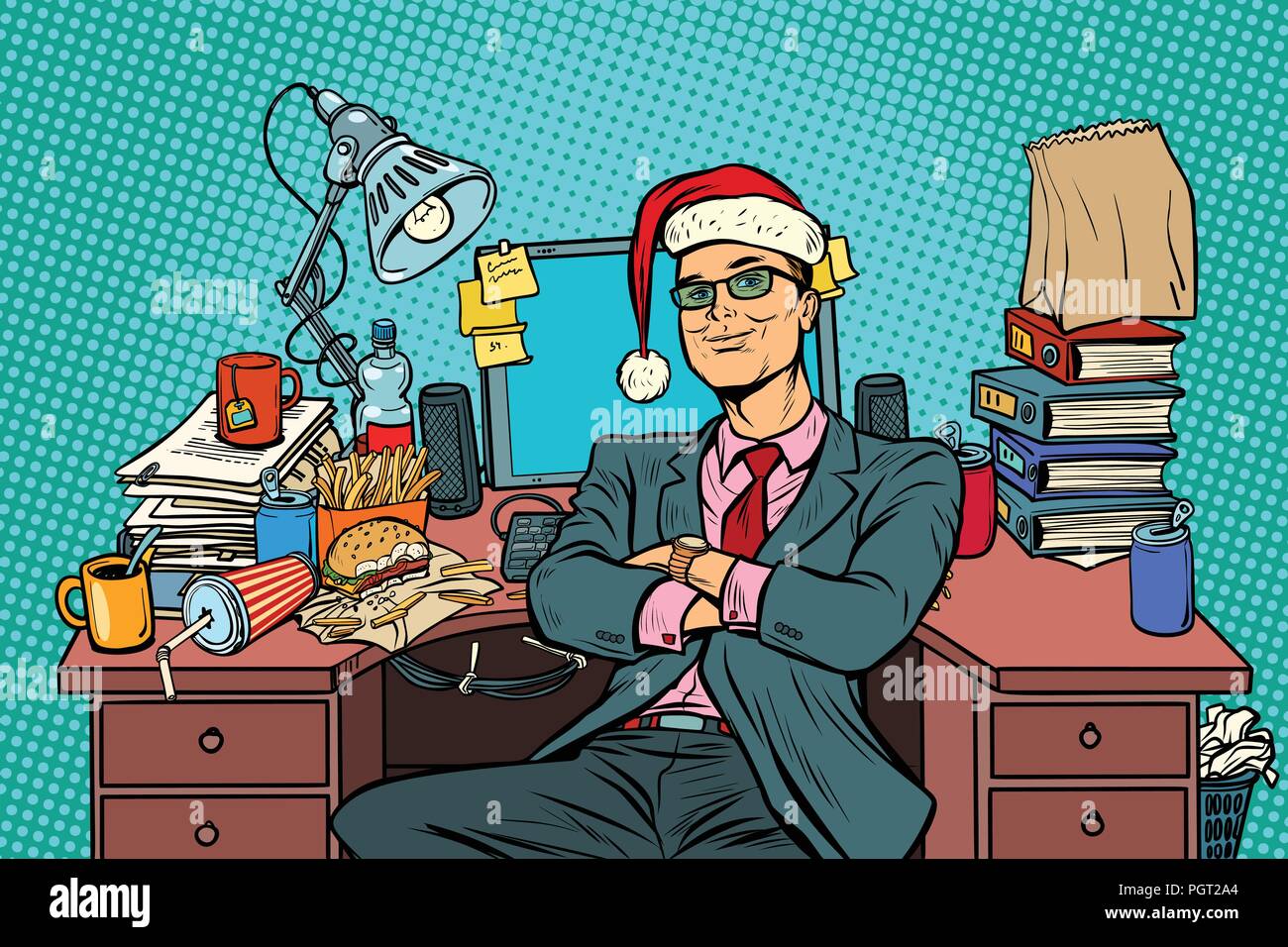 Workplace holiday Stock Vector Images - Alamy