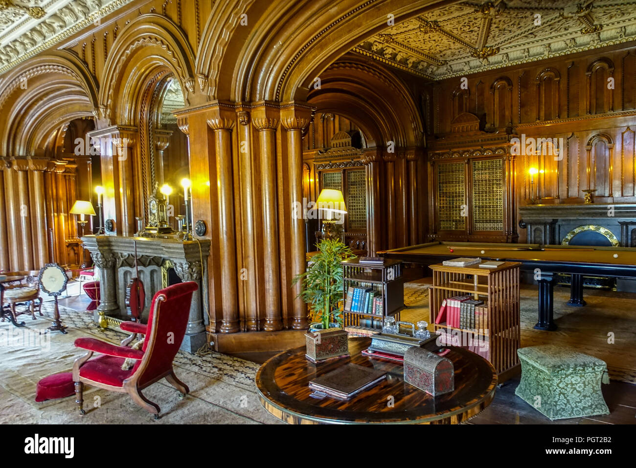 Penrhyn castle interior hi-res stock photography and images - Alamy
