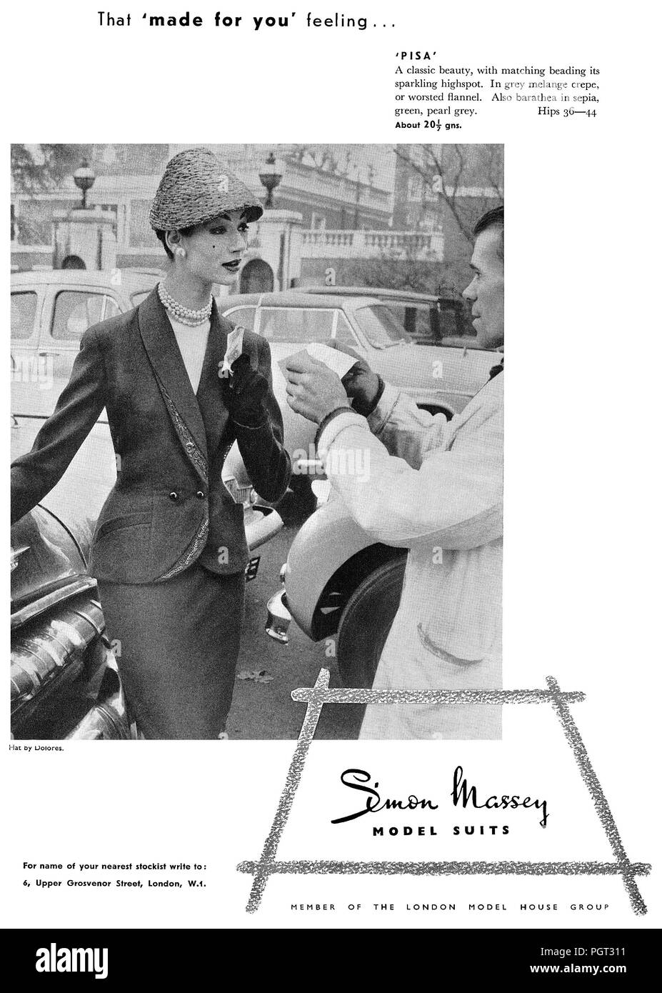 1950s fashion model hi-res stock photography and images - Alamy