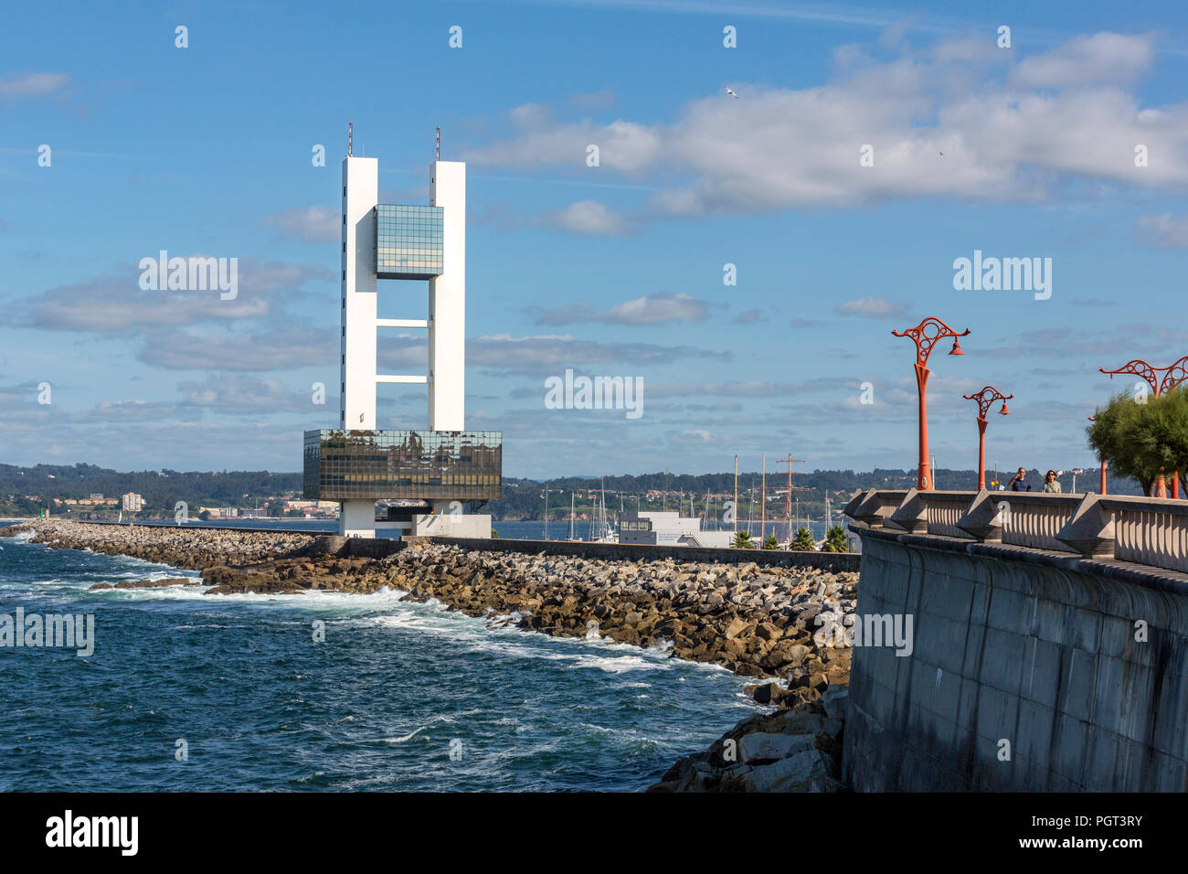 Torre de control en el dique de abrigo, Maritime Control Towerv, A ...