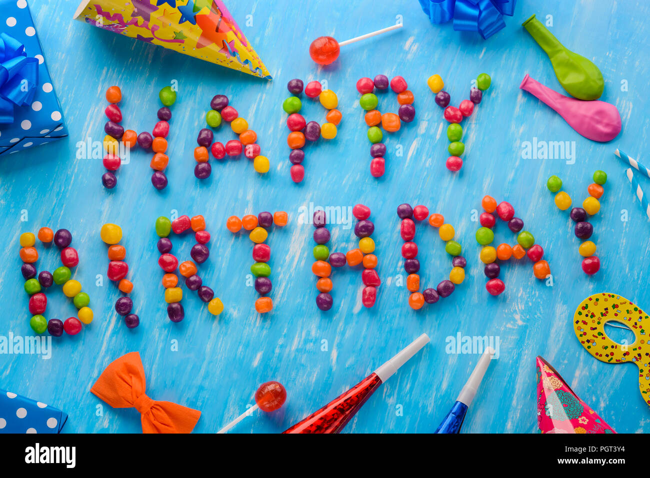 Preparing for a Birthday Party Stock Photo - Alamy