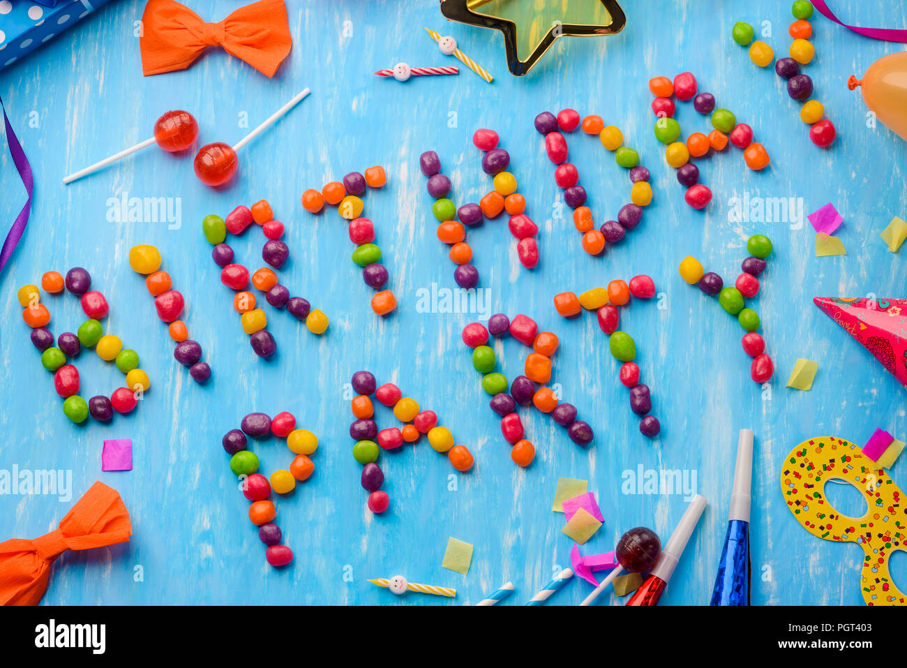 Multi coloured confetti hi-res stock photography and images - Alamy