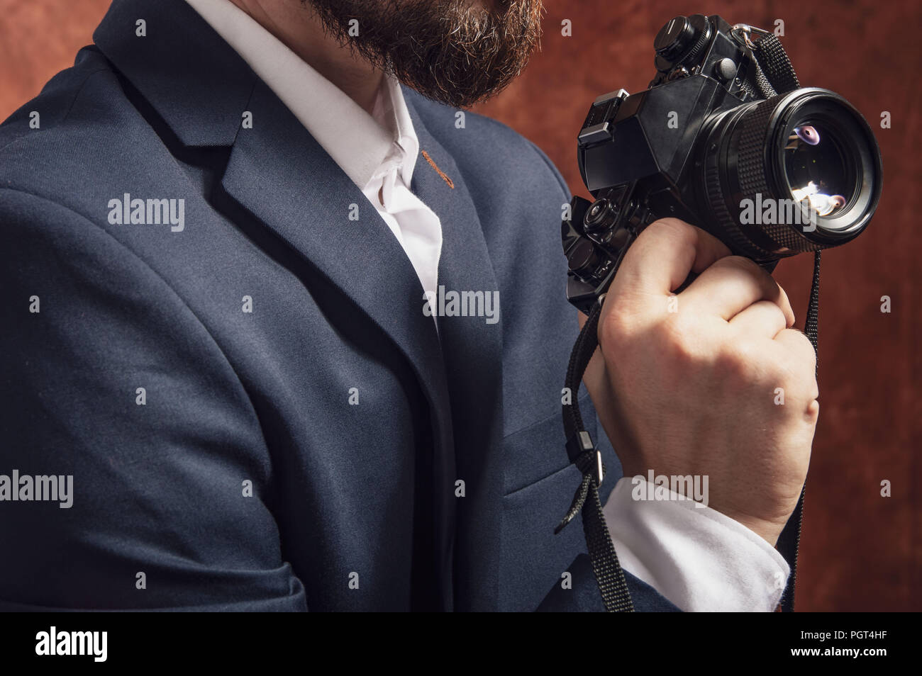 Black man male journalist reporter media hi-res stock photography and ...