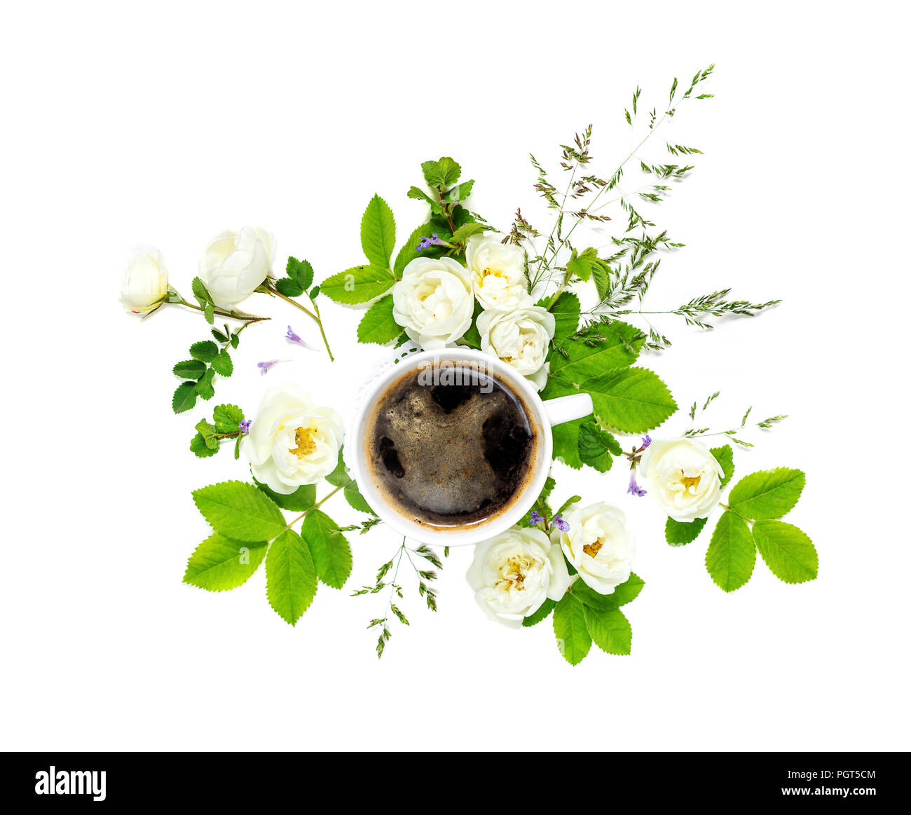 Vintage style coffee in Cut Out Stock Images & Pictures - Alamy