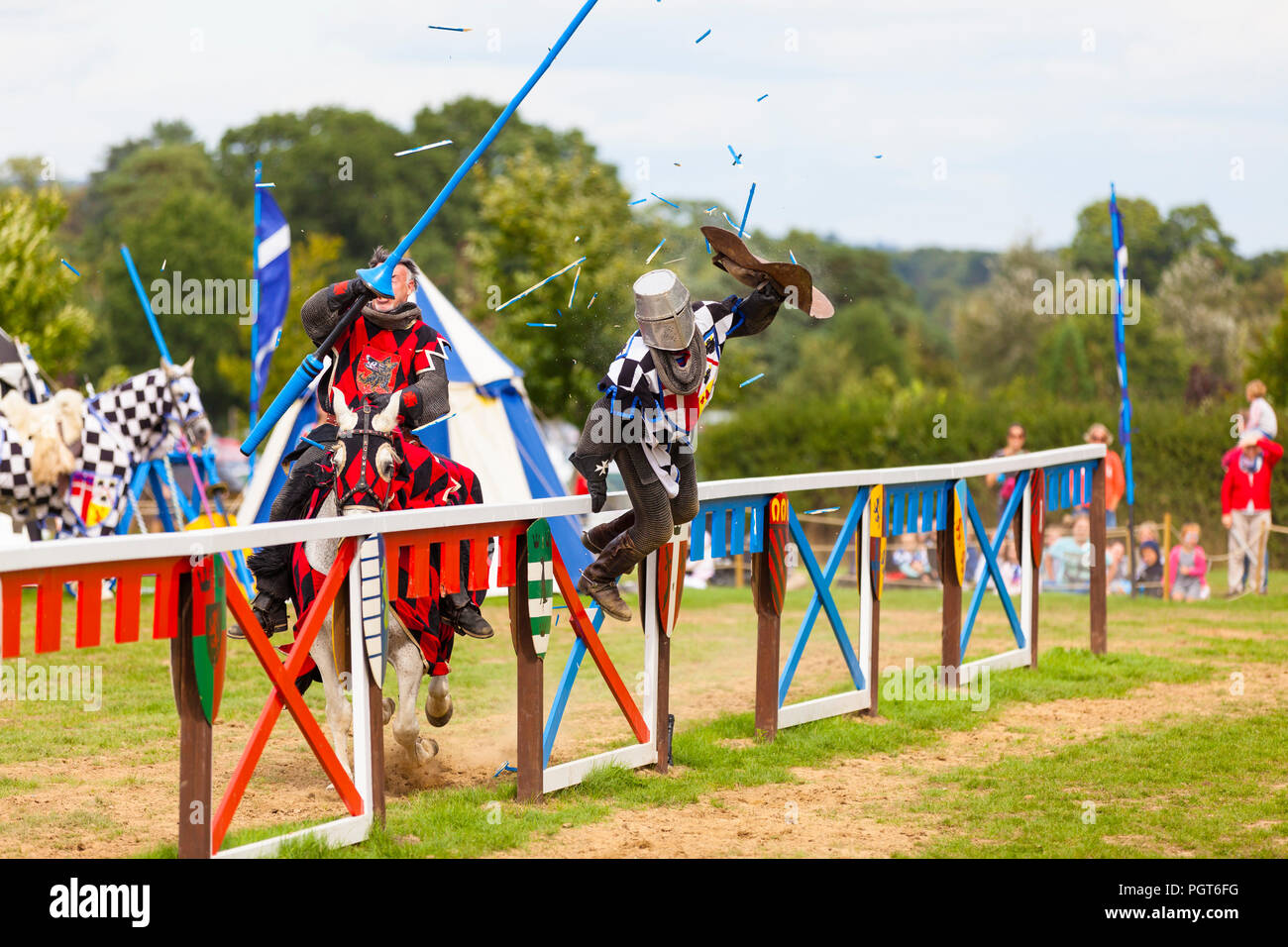 Jousting horses hi-res stock photography and images - Alamy