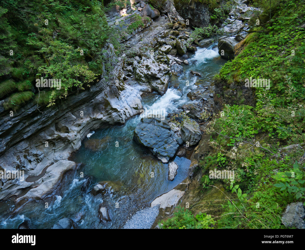 Entrance from the south into the gorge the first flushed out rock Stock ...