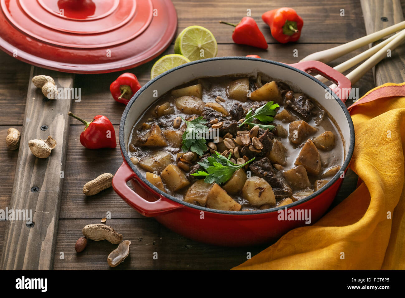 Coconut curry sauce close hi-res stock photography and images - Alamy