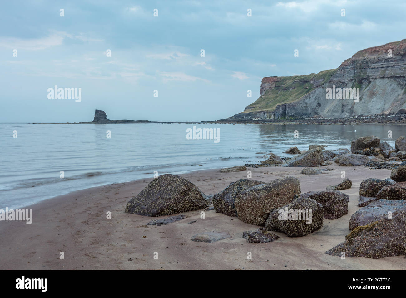 saltwick bay whitby north yorkshire Stock Photo - Alamy