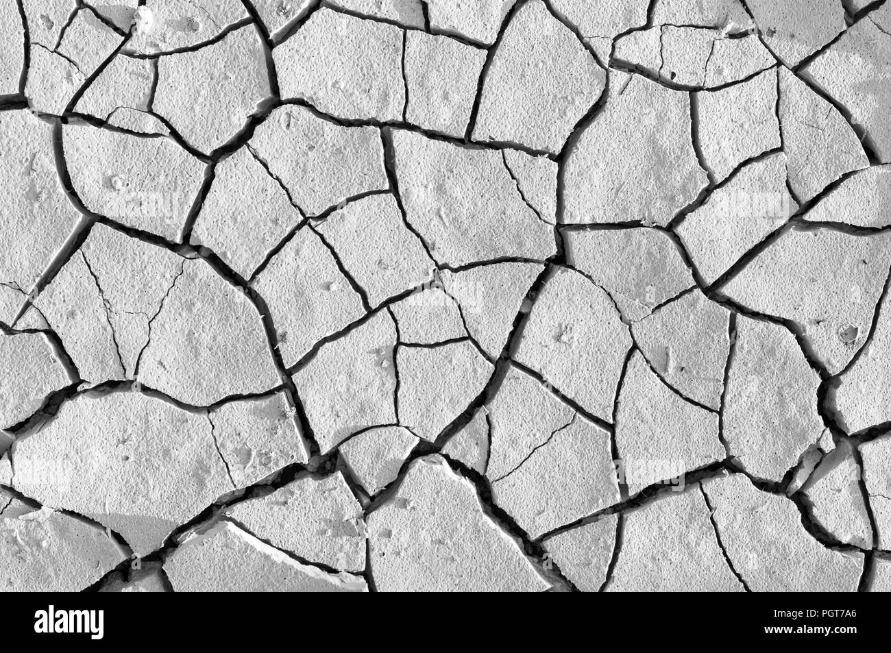 Ground broken disaster drought Black and White Stock Photos & Images ...