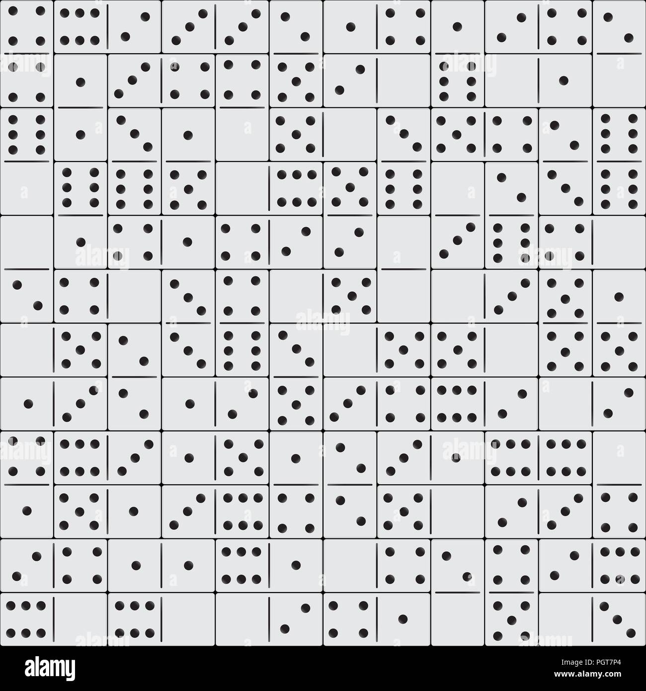 Seamless domino pieces pattern for design Stock Vector Image & Art - Alamy