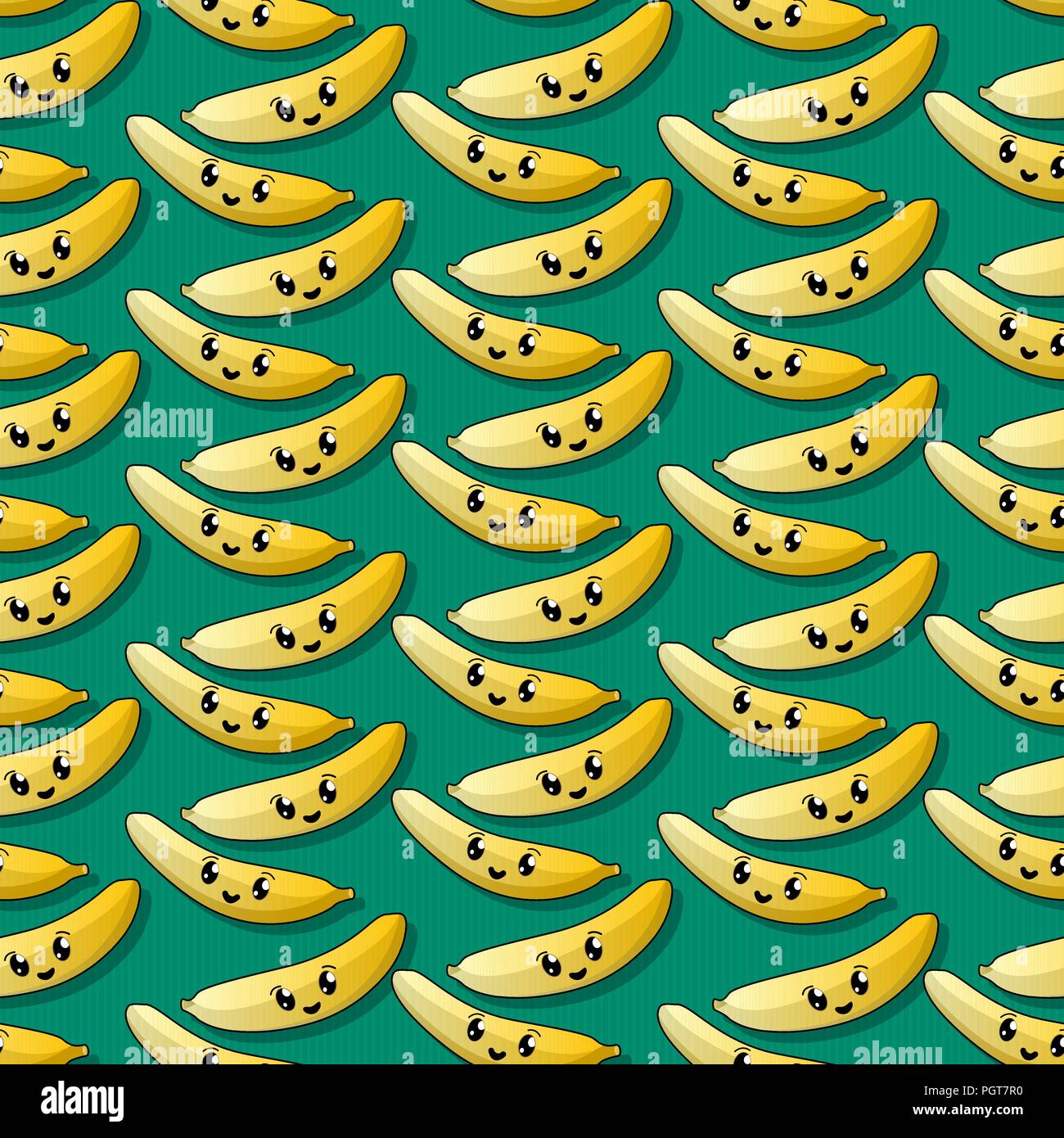 Happy banana seamless pattern for design Stock Vector Image & Art - Alamy