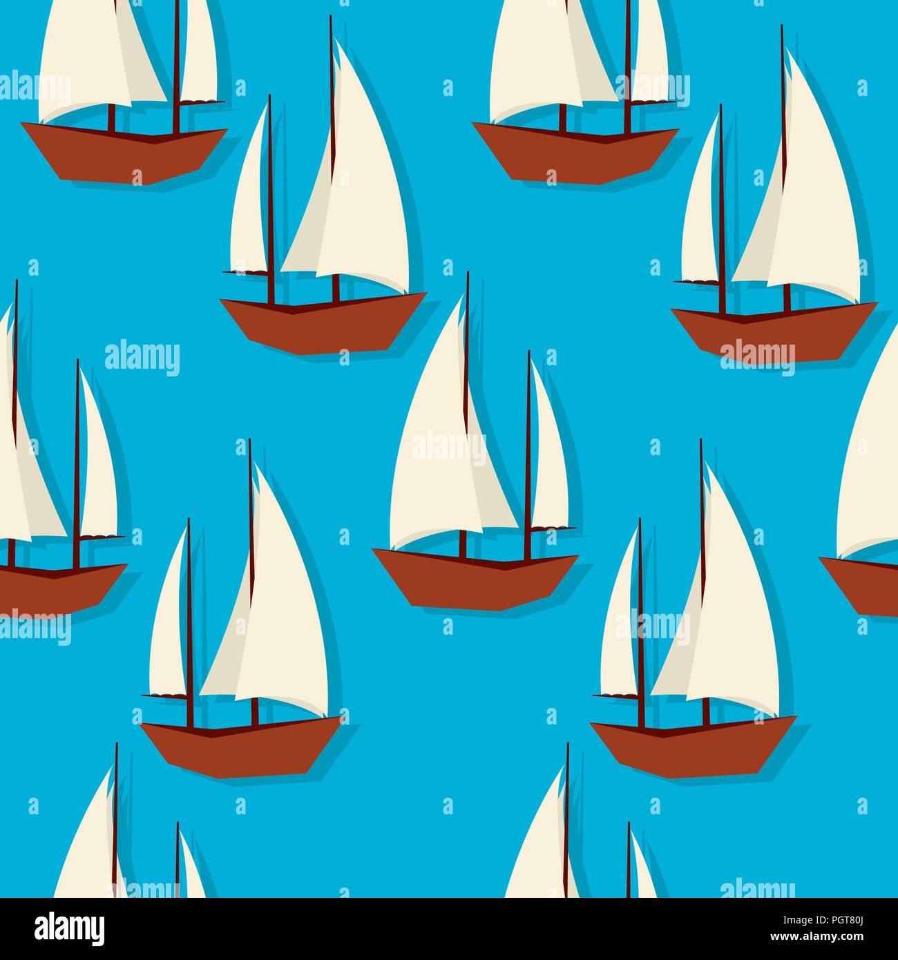 Sailing yacht pattern Stock Vector Image & Art - Alamy