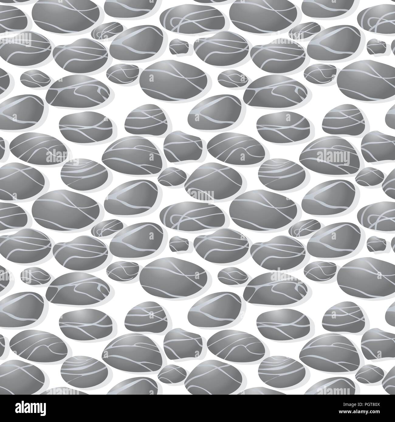 Seamless stones pattern over white background Stock Vector Image & Art ...