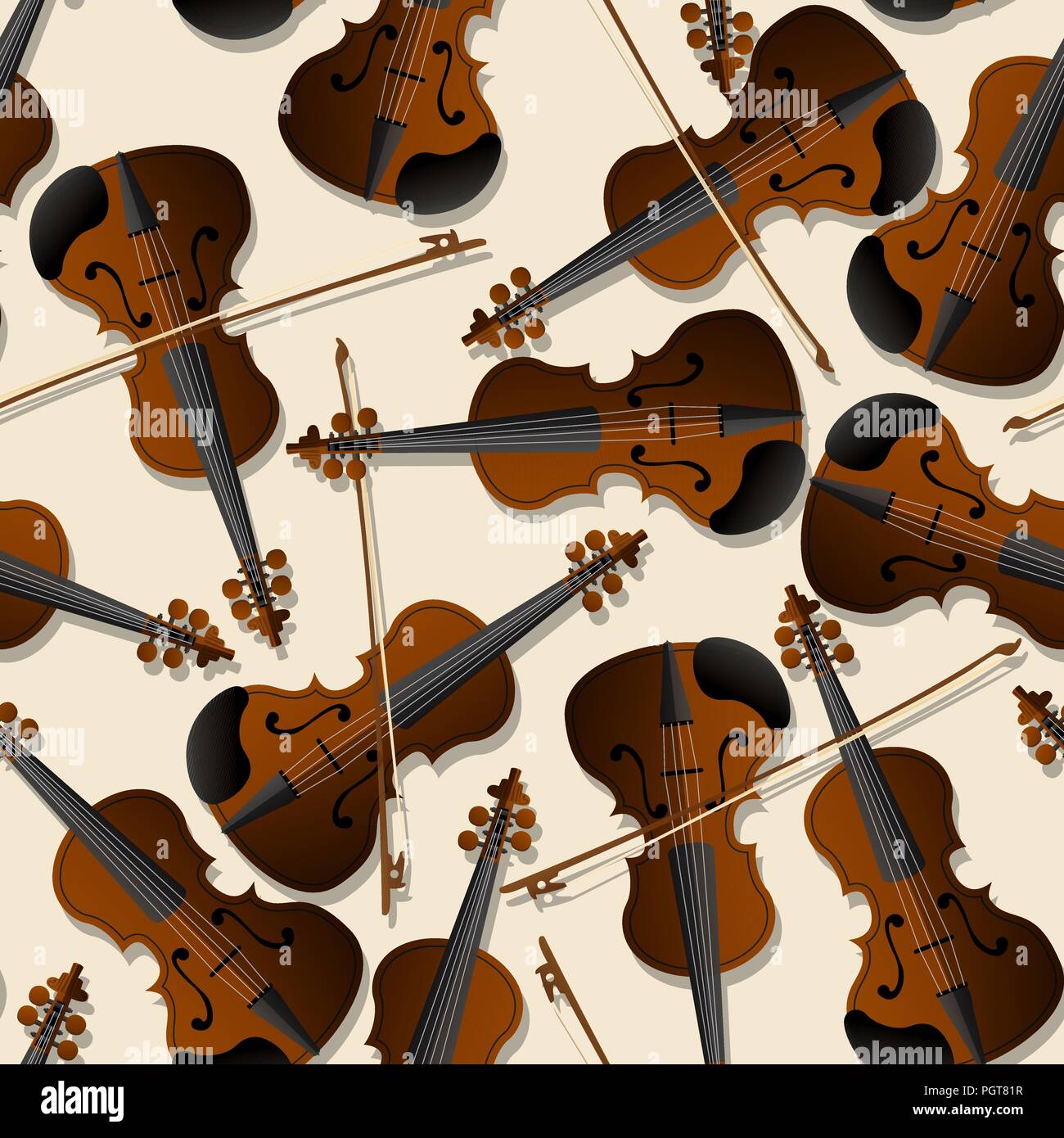 Modern violin Stock Vector Images - Alamy
