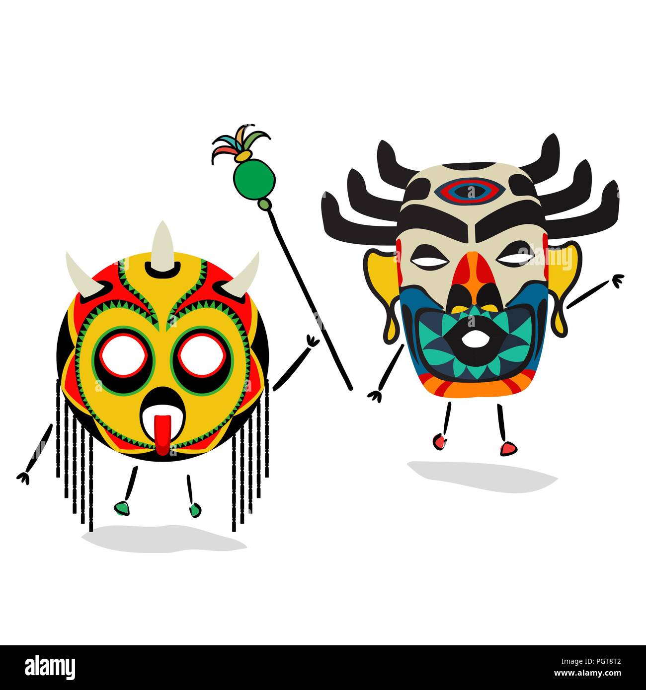 Ancient shaman characters Stock Vector Image & Art - Alamy