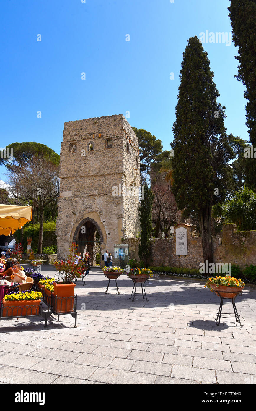 Ravello is high above the Amalfi Coast in Southern Italy with fantastic ...