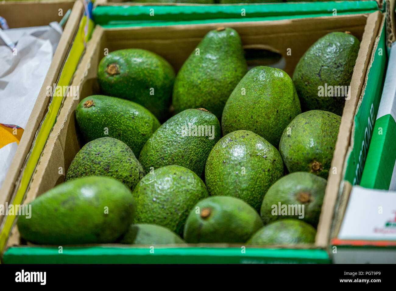 Avocado market hi-res stock photography and images - Alamy