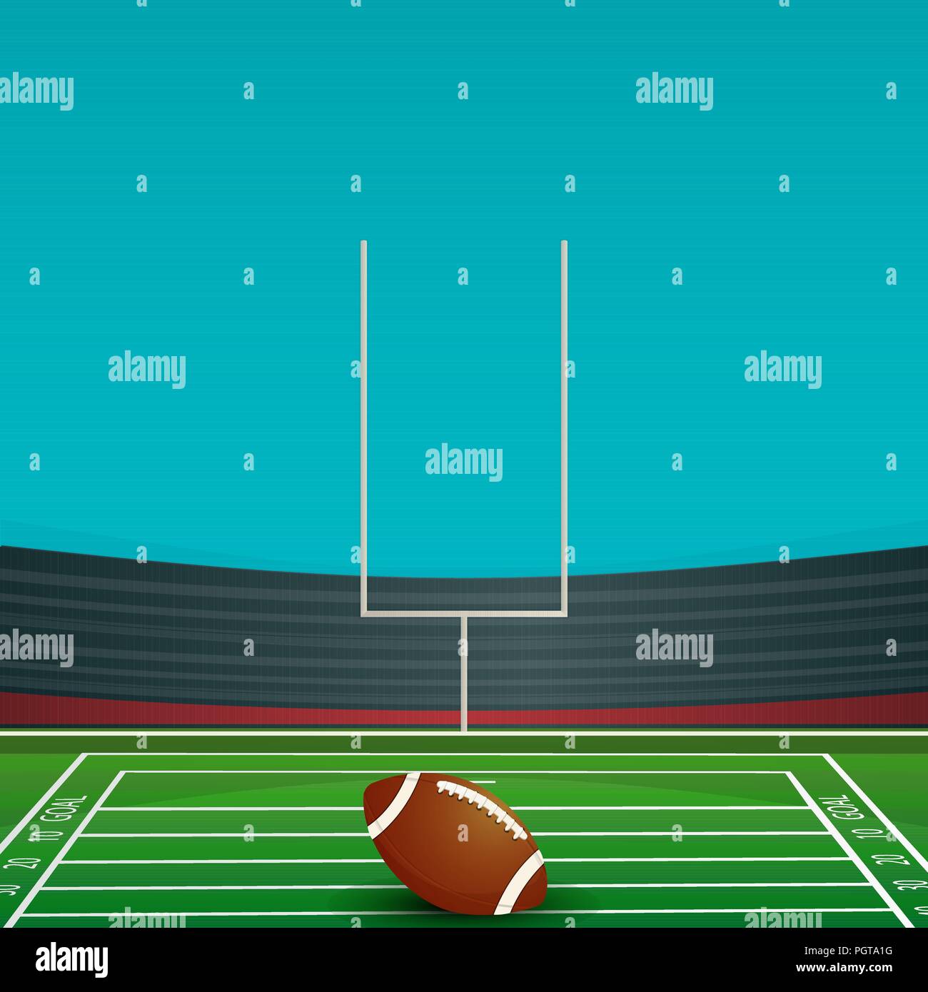 American football text art hi-res stock photography and images - Alamy