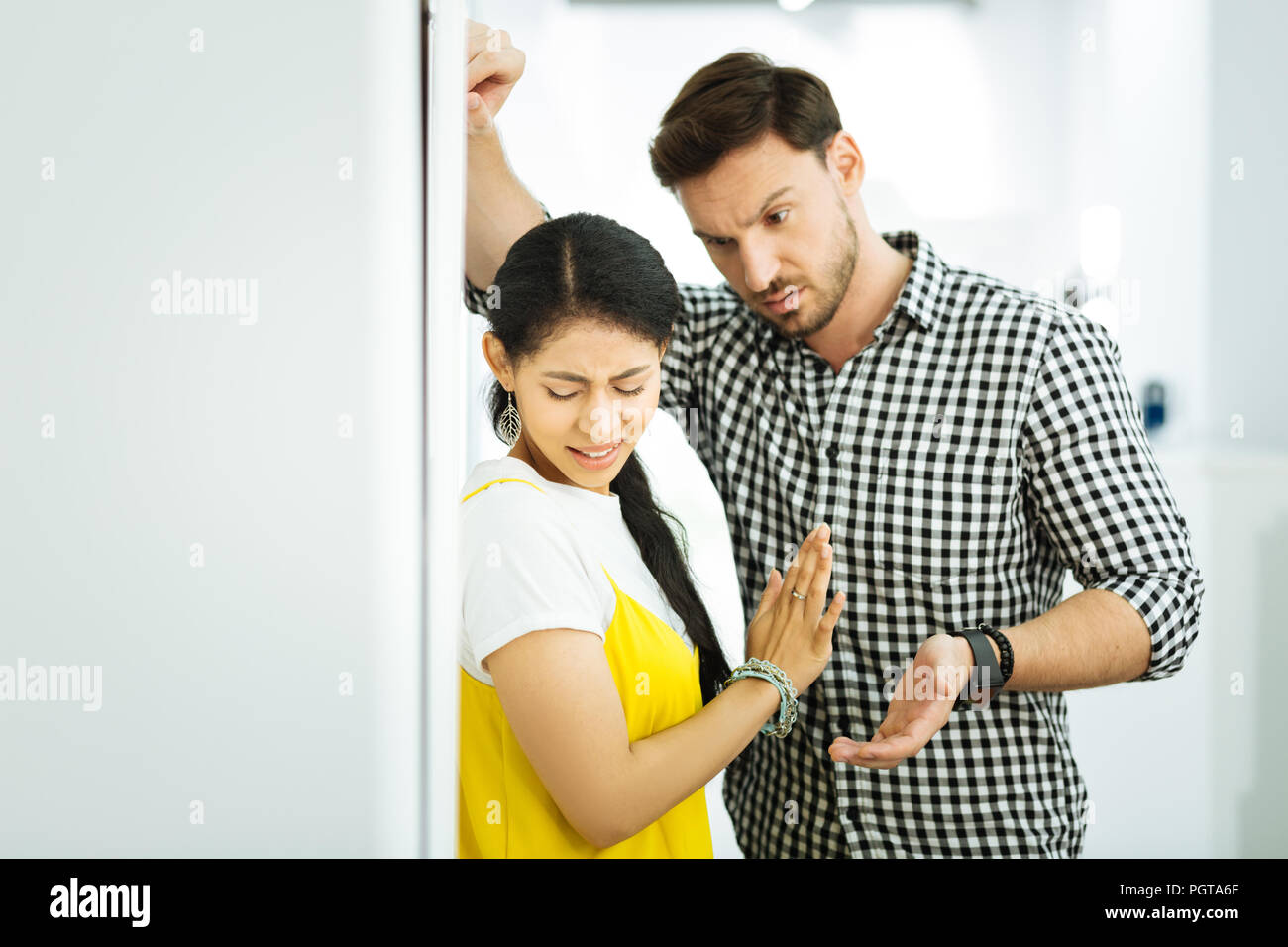 Pushy hi-res stock photography and images - Alamy