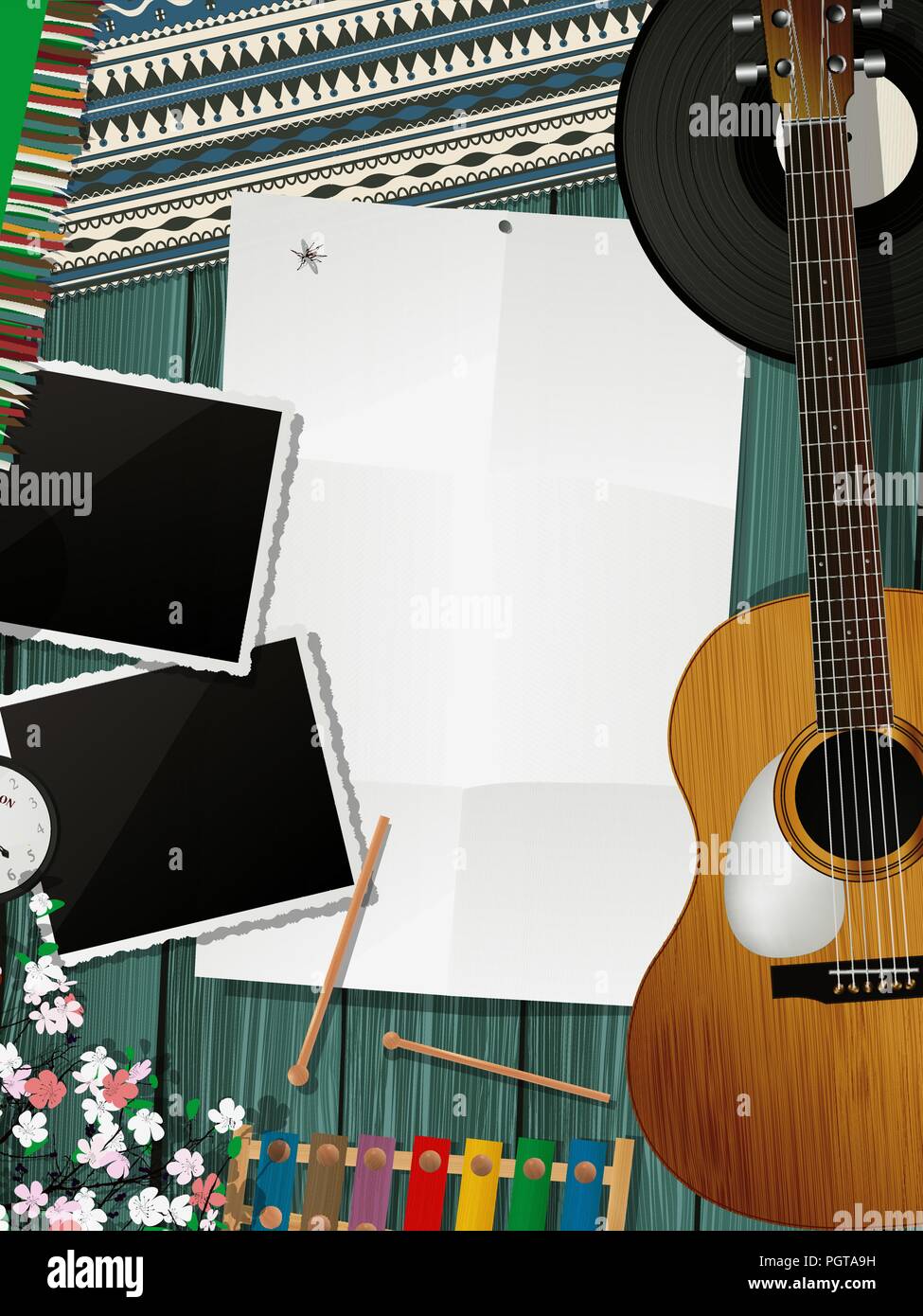 Jazz music photography Stock Vector Images - Alamy