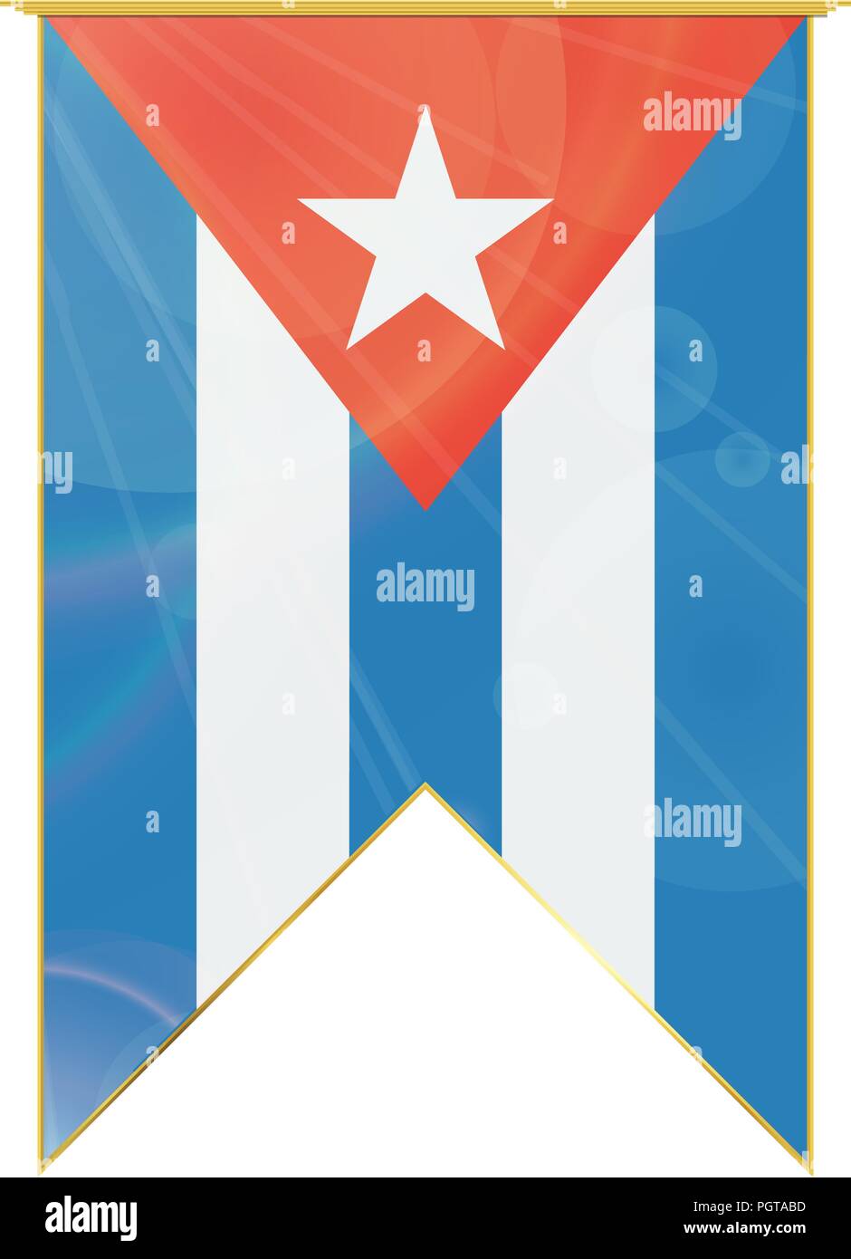 Puerto rico flag ribbon hi-res stock photography and images - Alamy