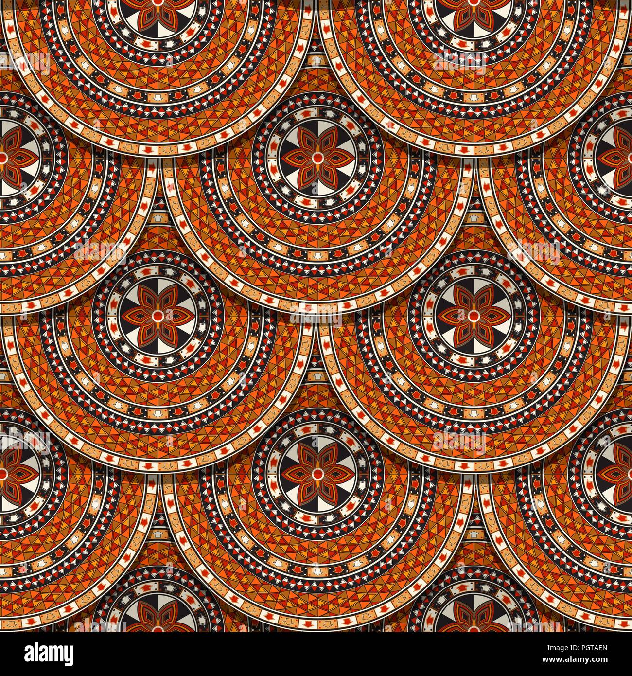 Tribal vector seamless pattern for backgrounds and webdesign Stock ...