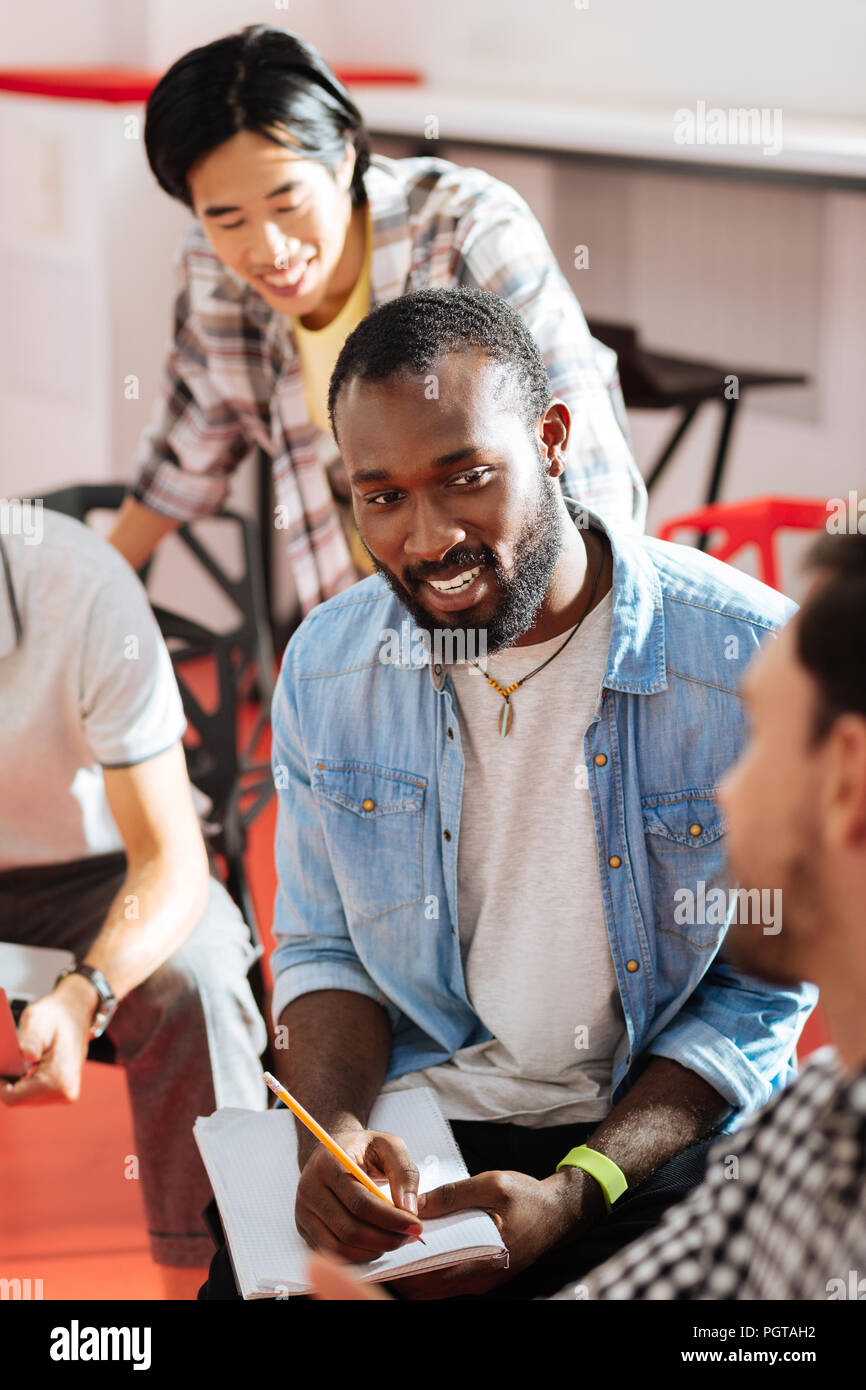 Handsome male student classroom hi-res stock photography and images - Alamy