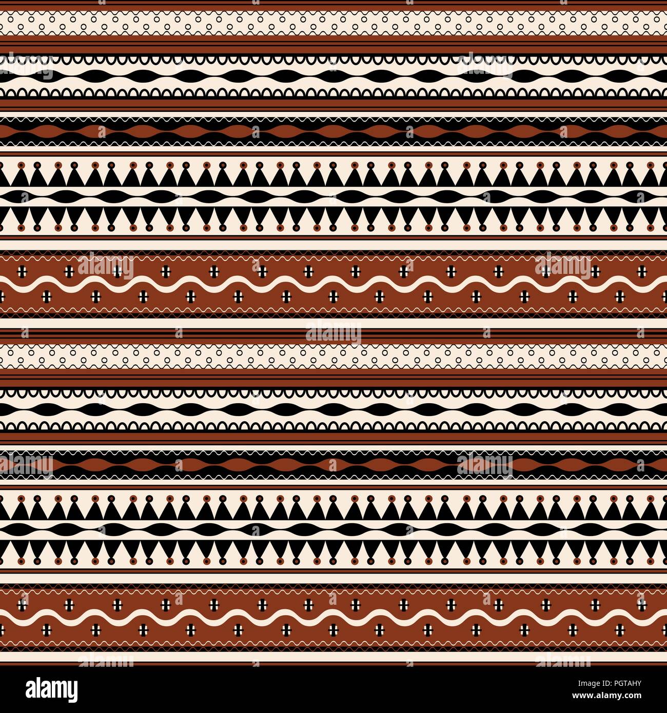 Seamless tribal pattern on Stock Vector Images - Alamy