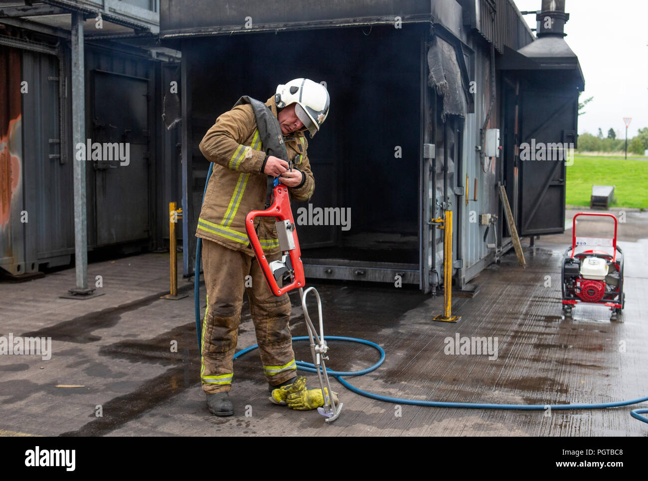 Firefighter watch manager paul halliday hi-res stock photography and ...