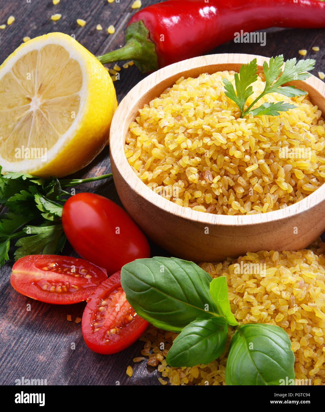 Bulgur kasha hi-res stock photography and images - Alamy