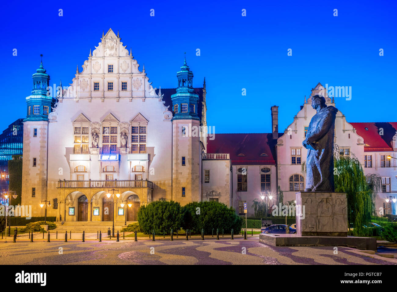 Collegium Minus of Adam Mickiewicz University in Poznan, Poland Stock ...