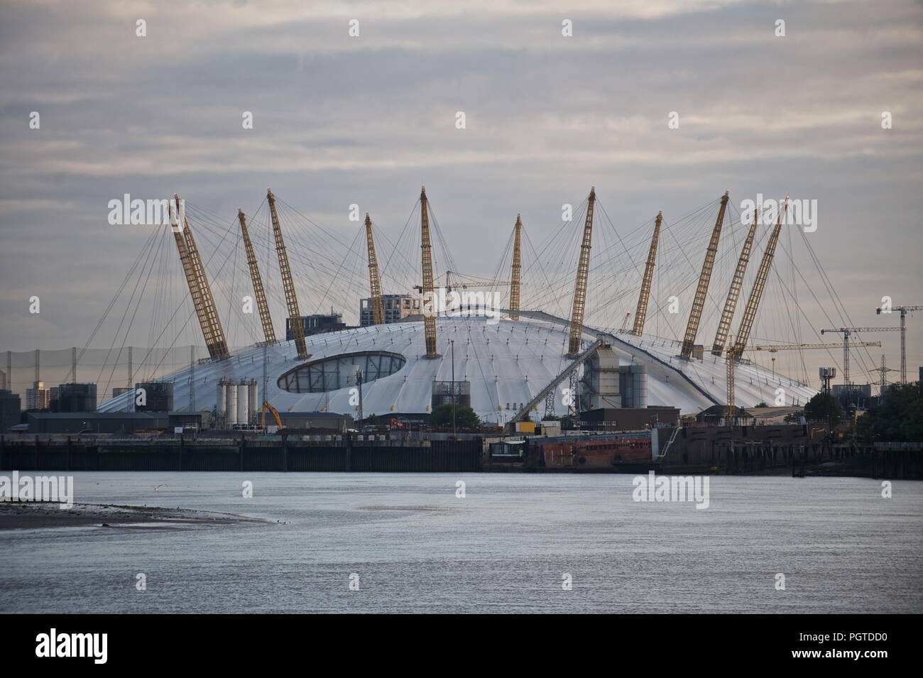 O2 Arena as seen from Greenwich University Stock Photo - Alamy