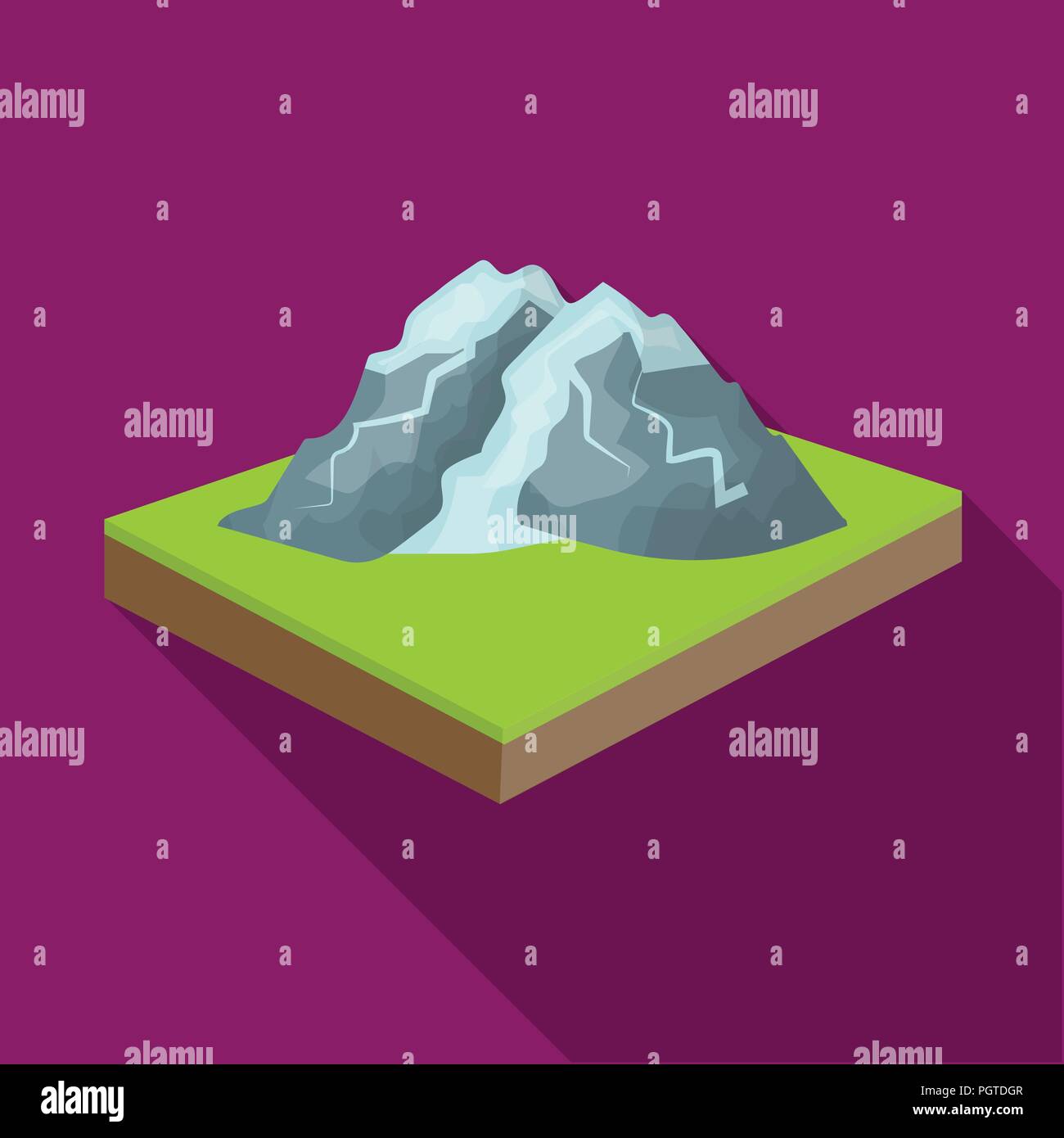 apex,boulder,earth,flat,glacier,grass,icon,illustration,isolated ...