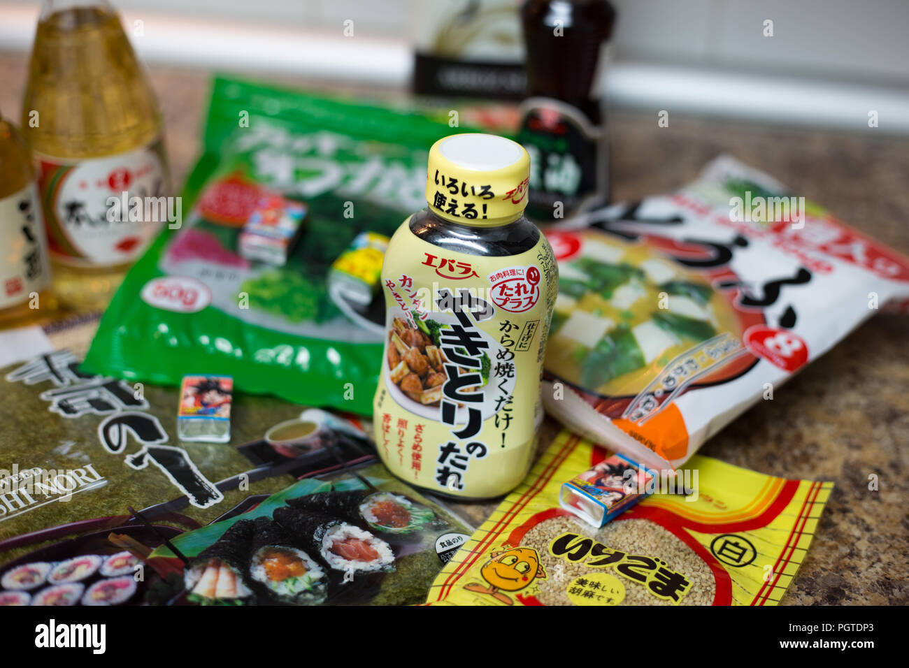 japanese ingredients, yakitori sauce Stock Photo - Alamy