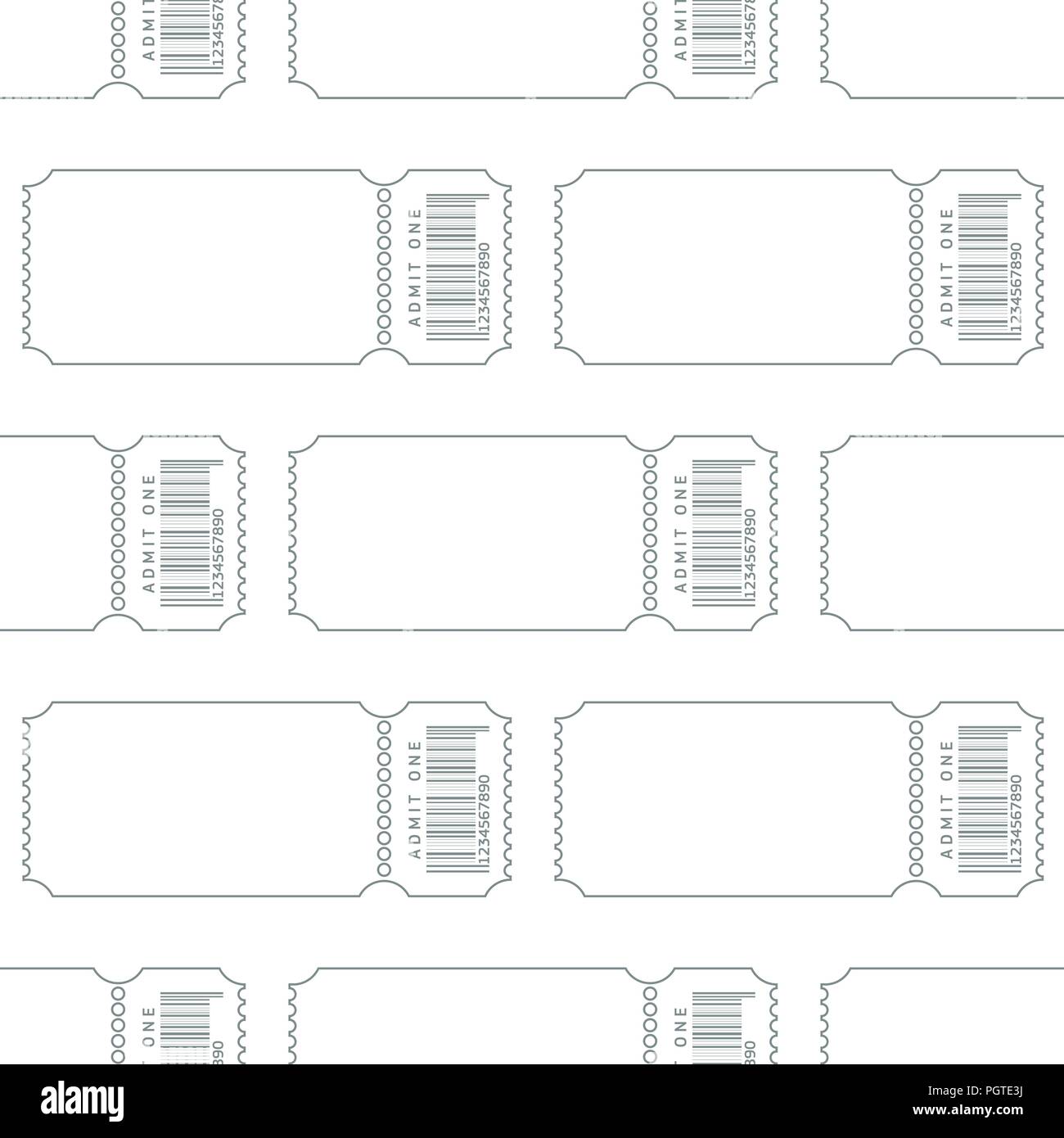 Cinema tickets seamless texture for your background with trendy line ...