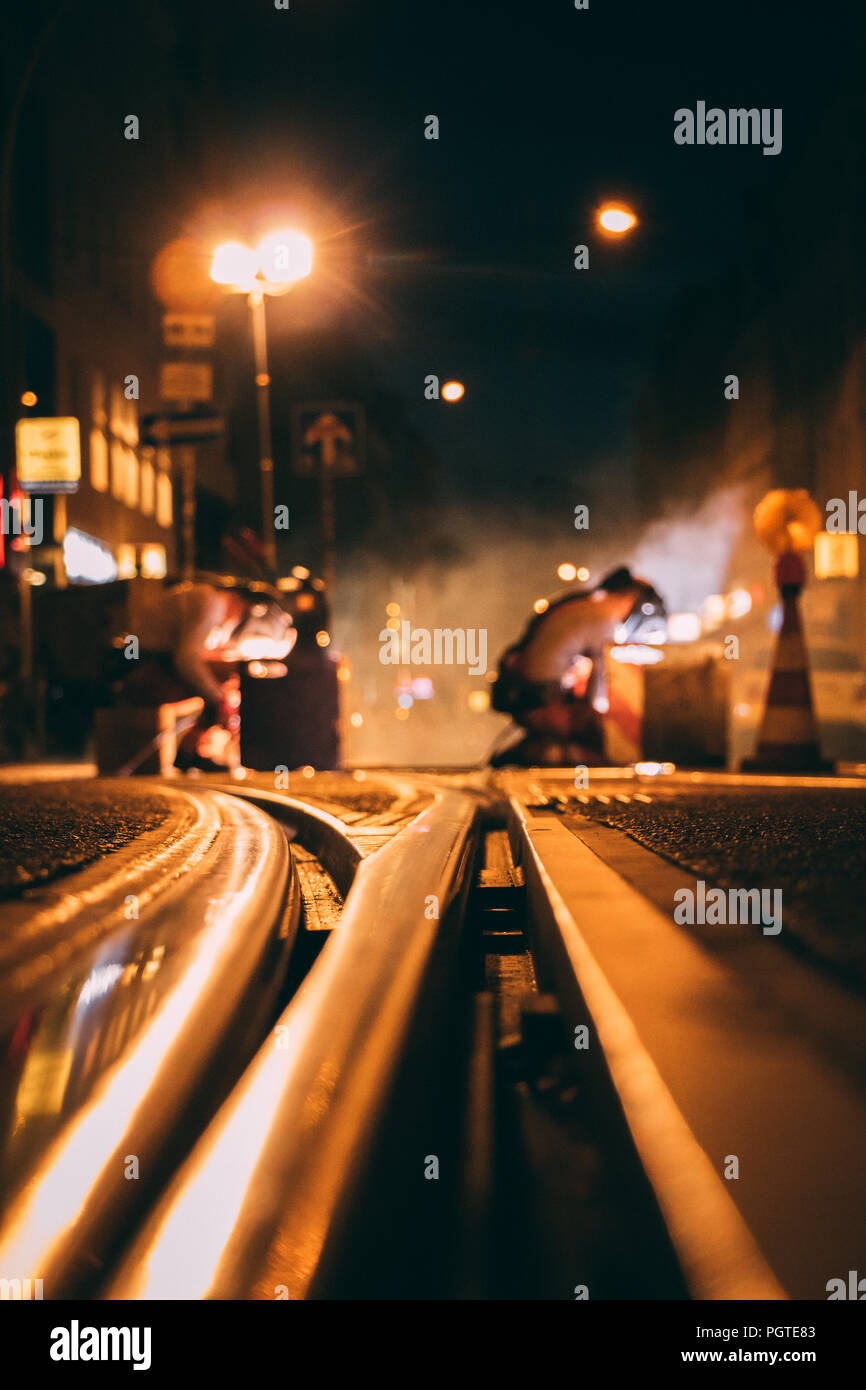 Rails background hi-res stock photography and images - Alamy