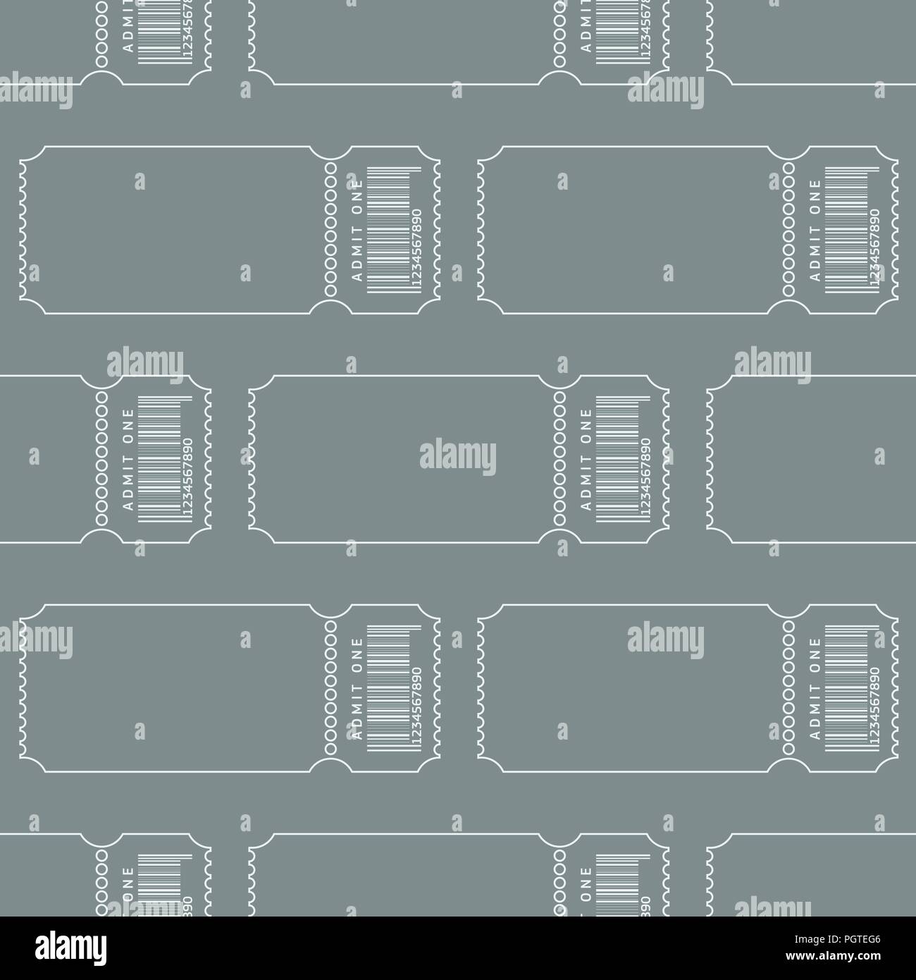 Cinema tickets seamless texture for your background with trendy line ...