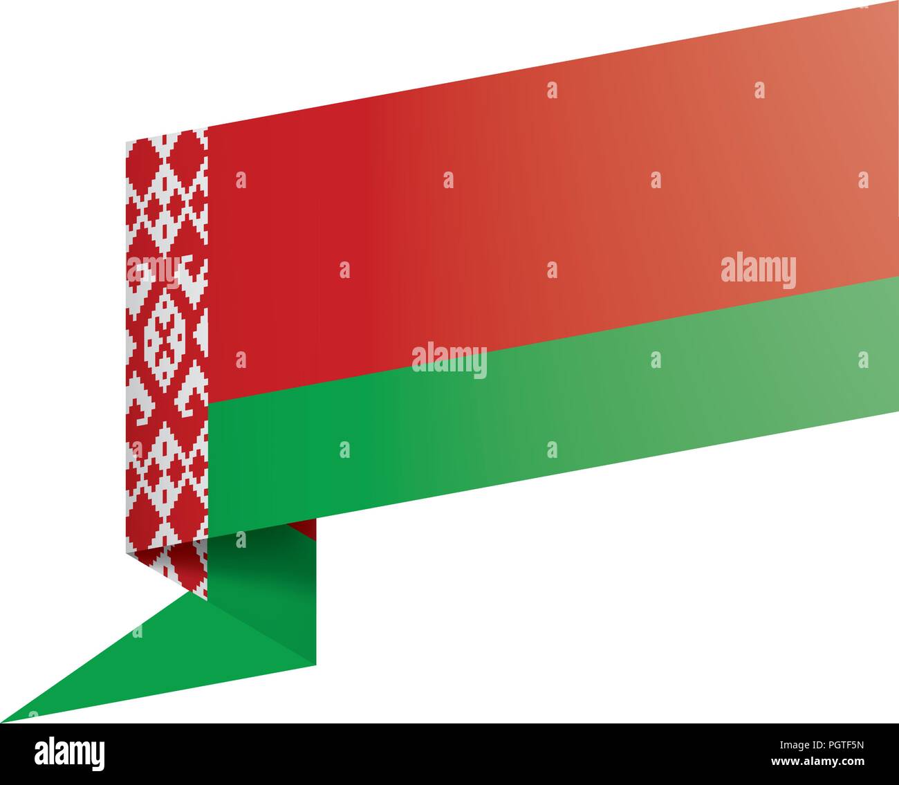 Belarus flag, vector illustration on a white background Stock Vector ...
