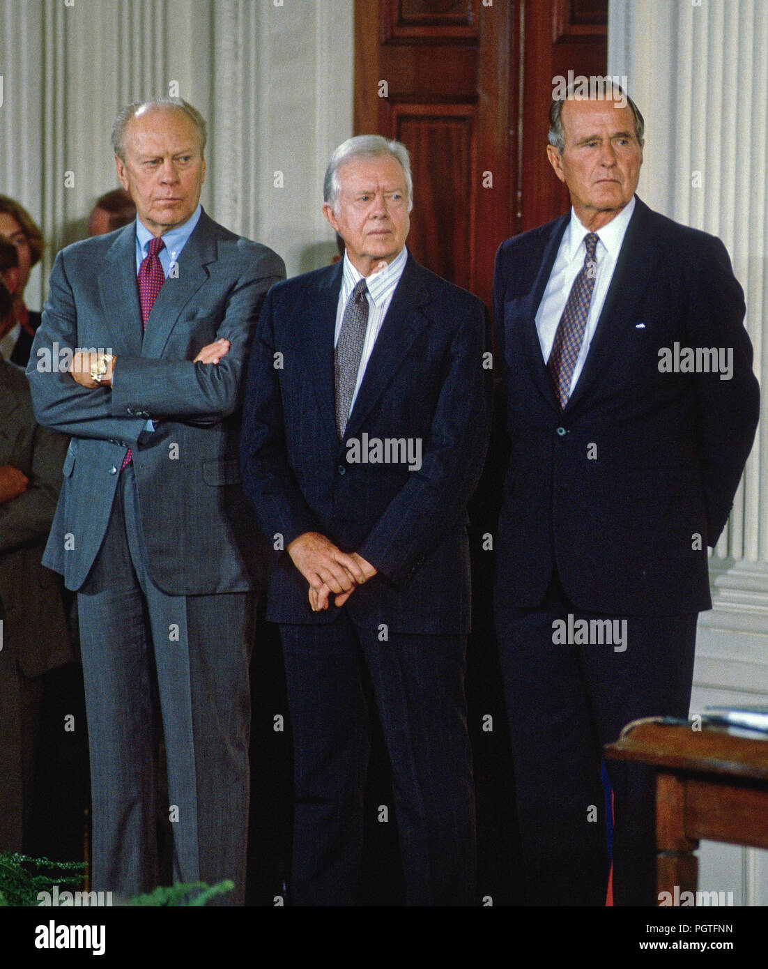 Gerald ford in 1993 hi-res stock photography and images - Alamy