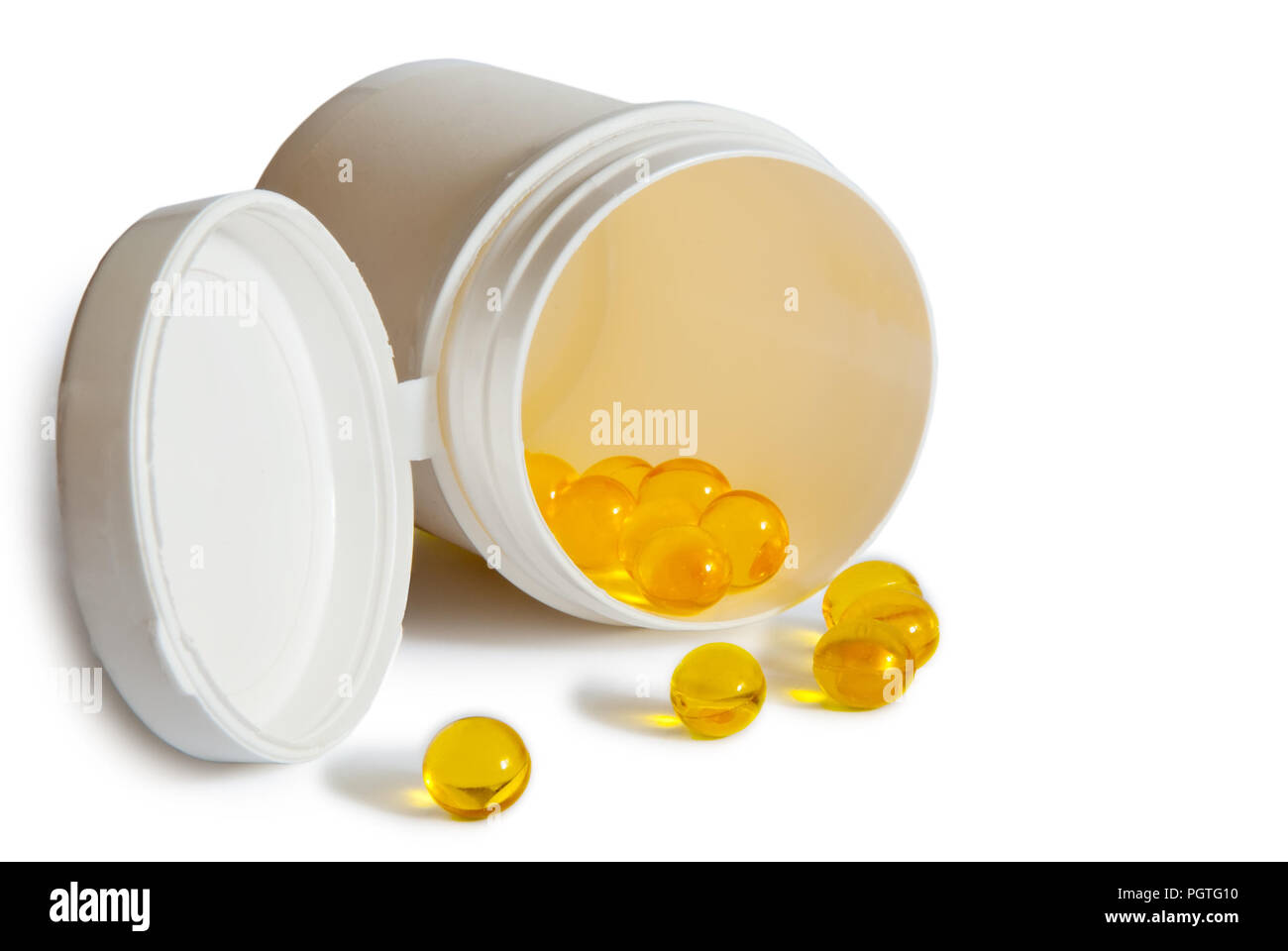 Vitamin container Cut Out Stock Images & Pictures - Alamy