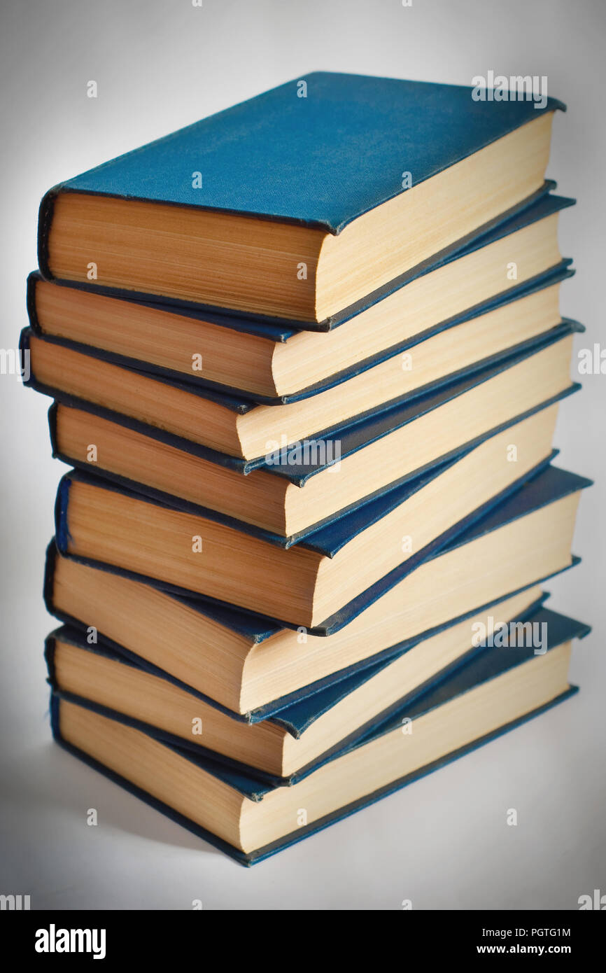 Old Book Blue Cover High Resolution Stock Photography and Images - Alamy