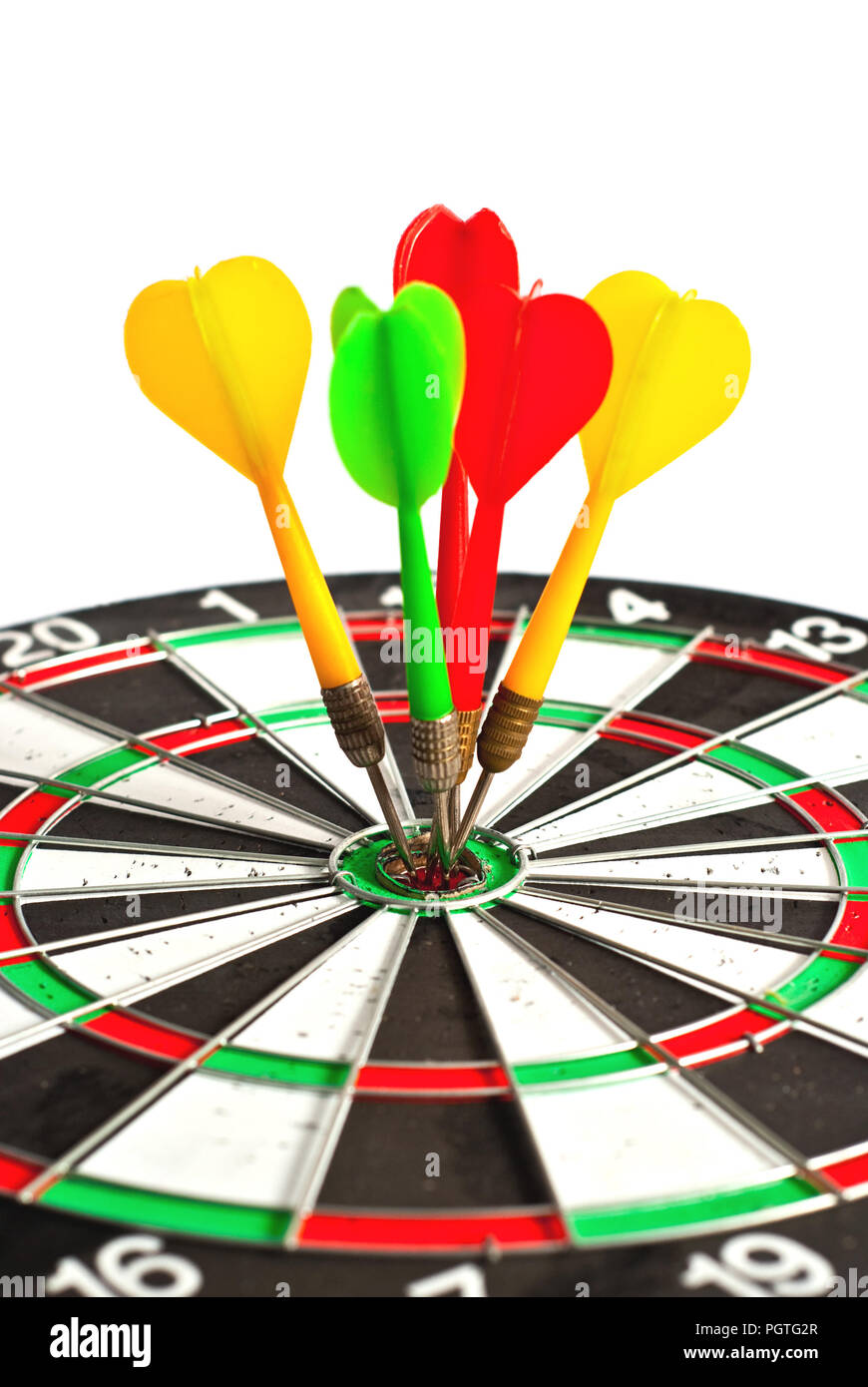 dart isolated on white background Stock Photo - Alamy