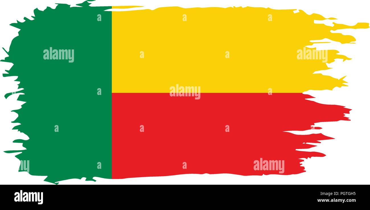 Benin flag, vector illustration Stock Vector Image & Art - Alamy