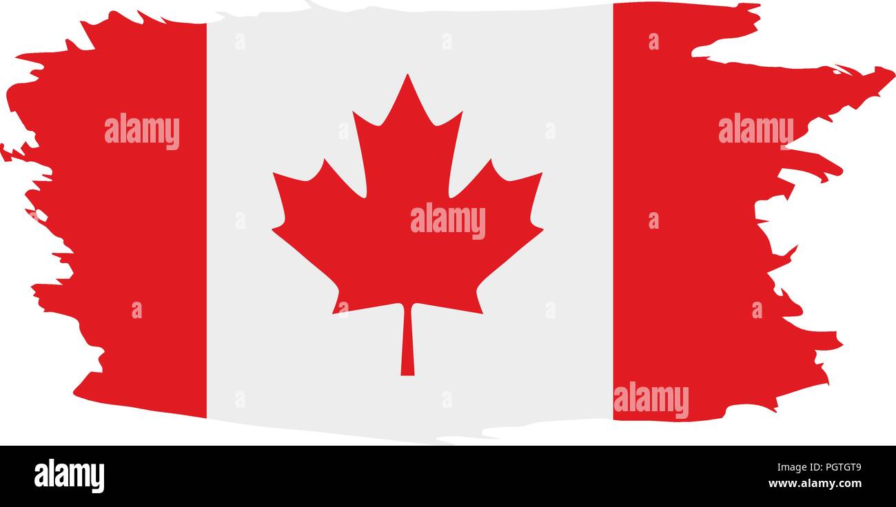 Canada flag, vector illustration Stock Vector Image & Art - Alamy